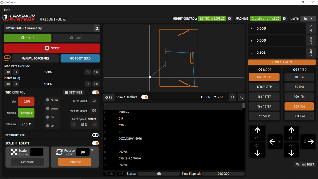 Rotate in Firecontrol - CrossFire ® PRO - Langmuir Systems Forum