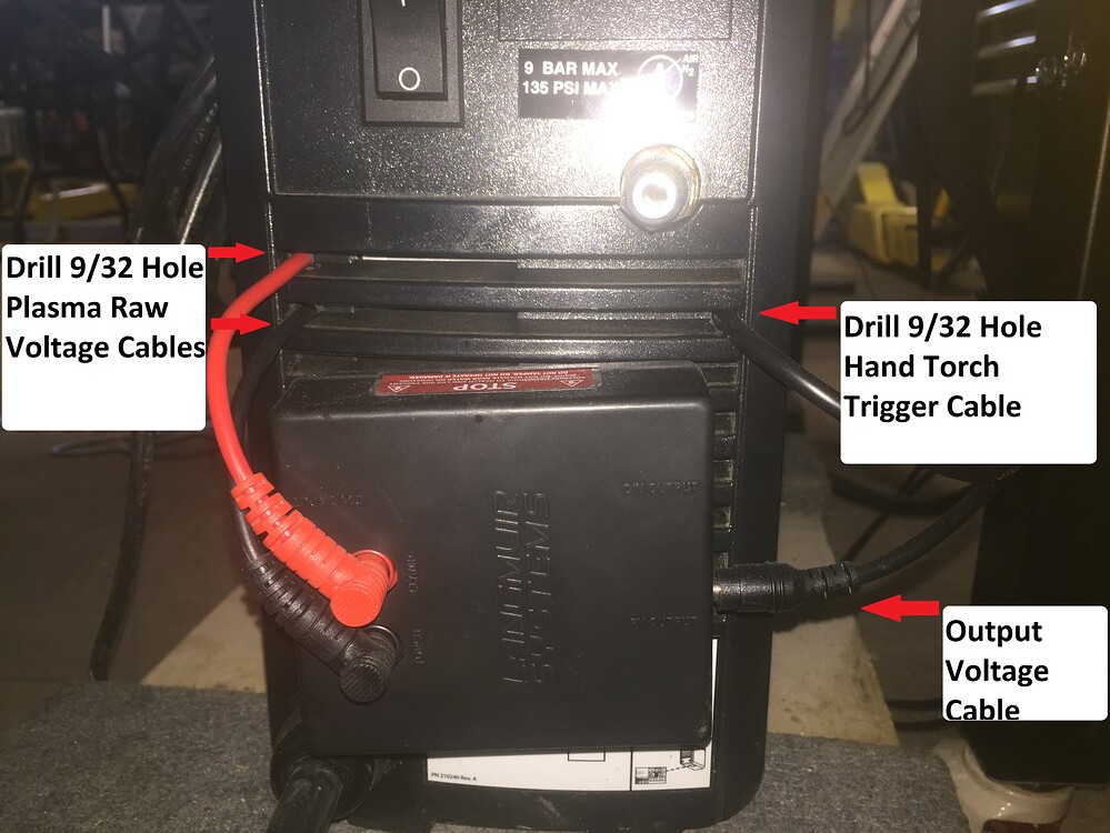 Hypertherm 30 xp VIM Box RAW Voltage Wiring Quick Guide Pics - LS-THC ...