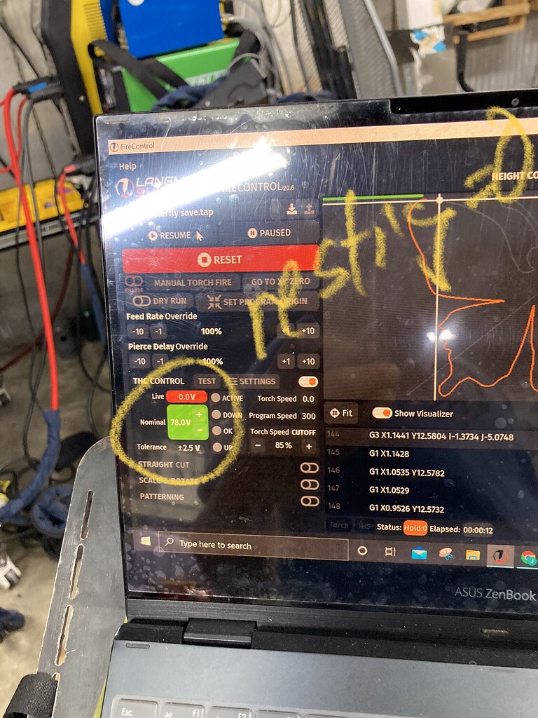 Help Torch rising badly - Troubleshooting - Langmuir Systems Forum