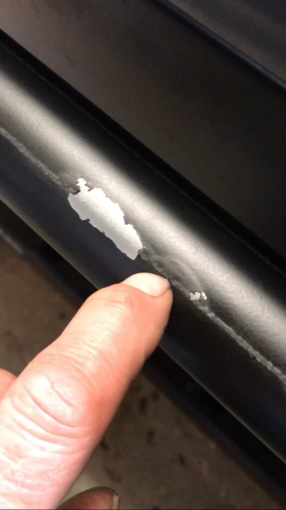 Y axis Round tubes starting to flake the finish off - CrossFire ® XR ...