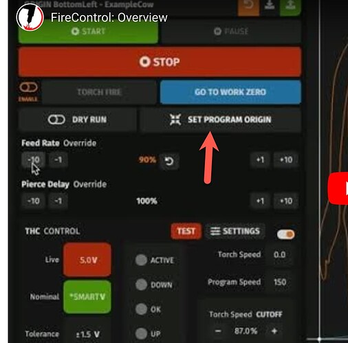 Setting home from sheetcam to Fire control - CrossFire ® XR - Langmuir ...