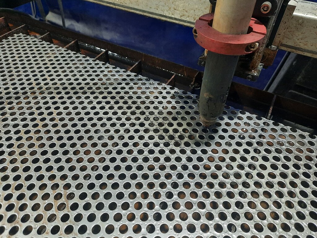 Cutting perforated metal - Langmuir Systems Forum