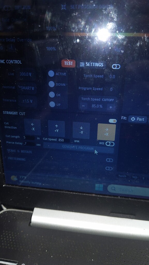Straight cut won't generate code - Solved - CrossFire ® PRO - Langmuir Systems Forum