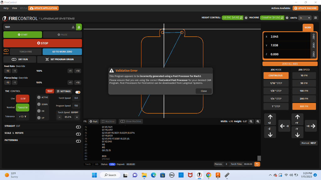 Importing From Fusion To Fire Control Langmuir Systems Forum