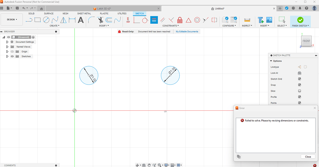 Equal Constraints not working - Solved - Fusion 360 - CAD - Langmuir Systems Forum
