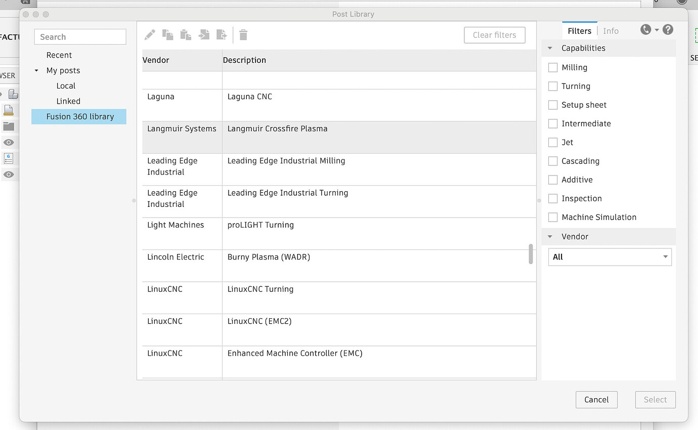 Post Process Fusion 360 Crossfire ® Langmuir Systems Forum