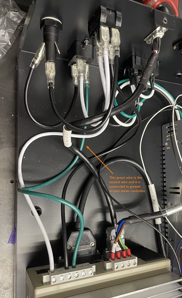 MR-1 Spindle uses 10-30, N connected to ground inside machine - MR-1 ...