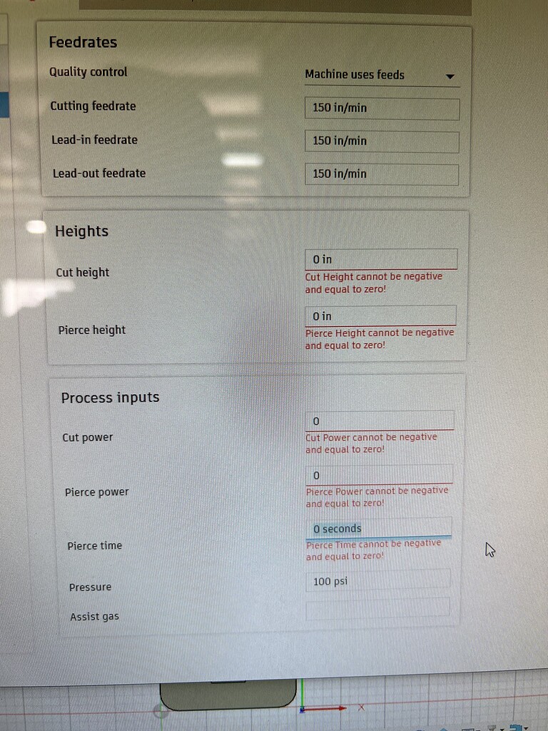 Cutting data settings - Langmuir Systems Forum