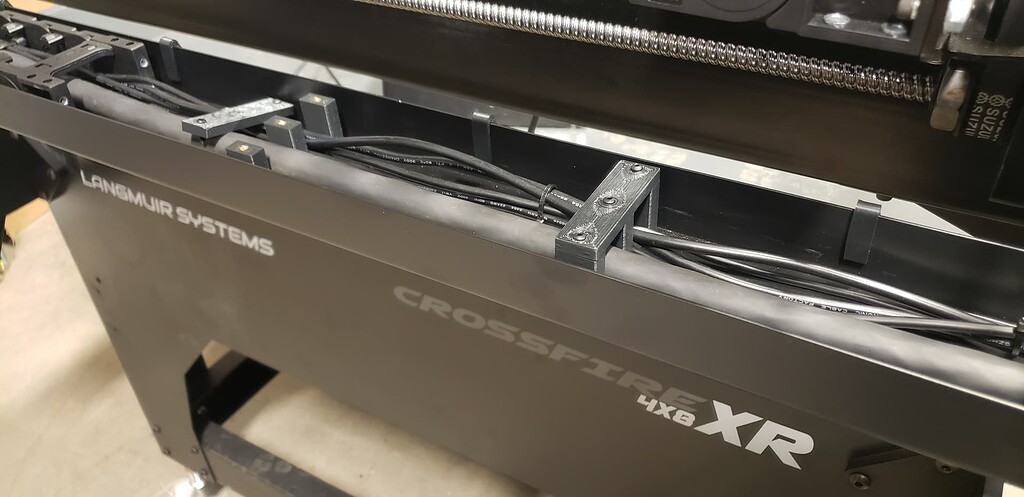 X and Y axis cable/lead holder - CrossFire ® XR - Langmuir Systems Forum
