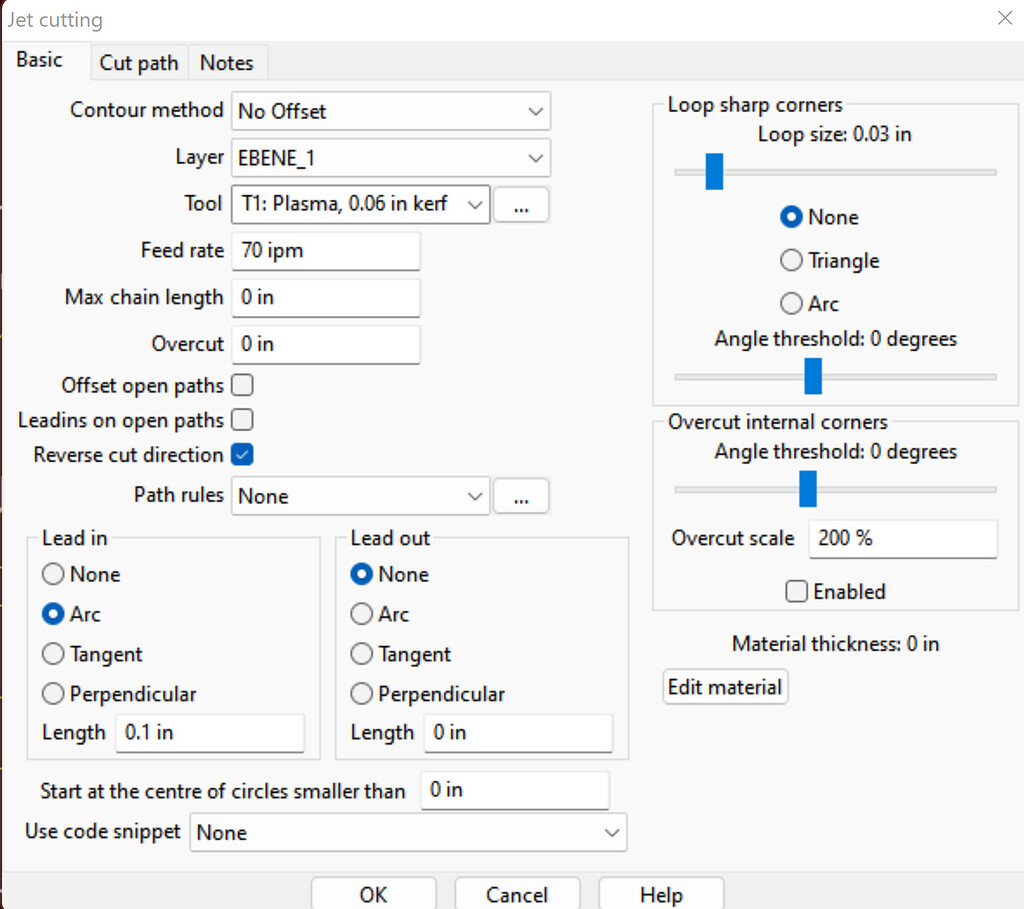 Sheetcam direction using RazorWeld 45 - Software - Langmuir Systems Forum