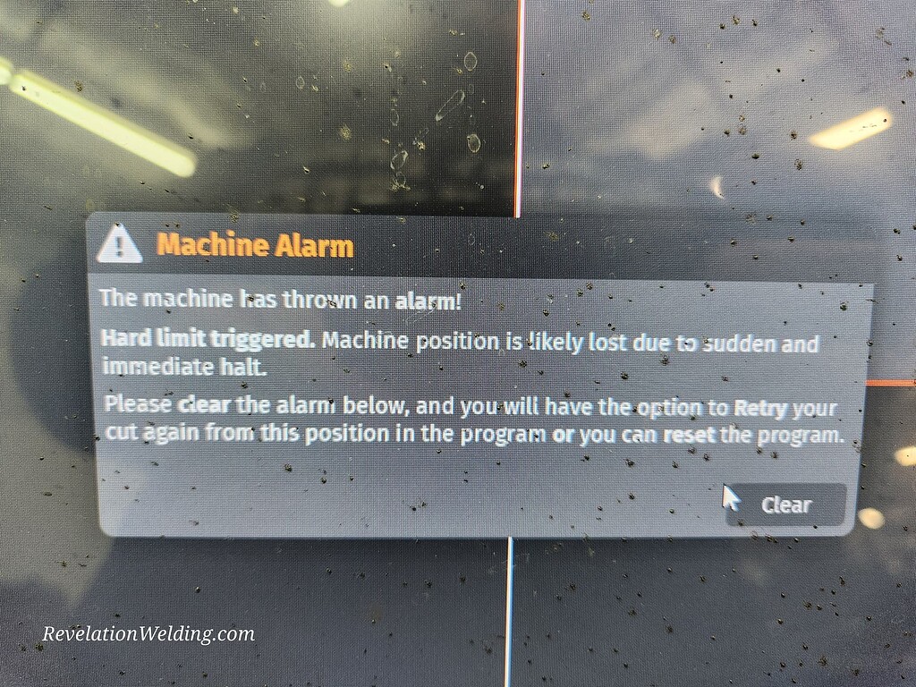 Hard stop alarm - Troubleshooting - Langmuir Systems Forum