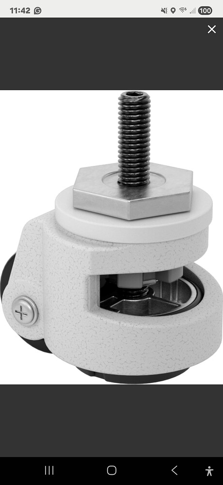 Best leveling castors for table - CrossFire ® PRO - Langmuir Systems Forum