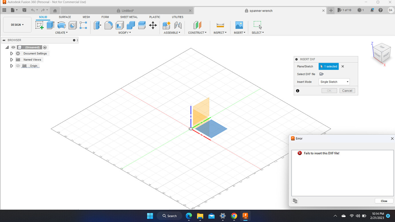 Importing dxf issues - Fusion 360 - CAD - Langmuir Systems Forum