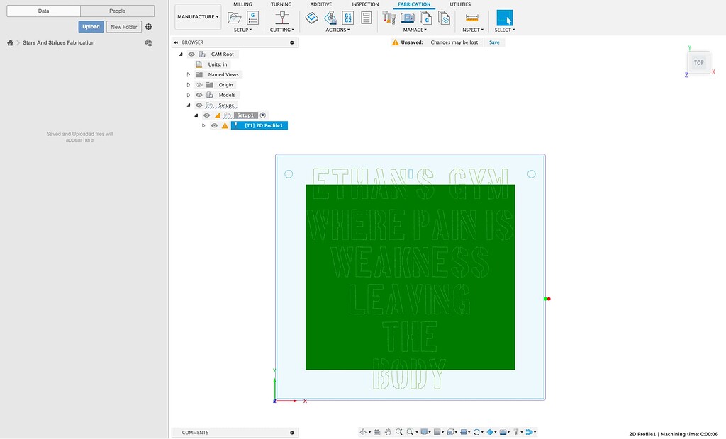 Fusion 360 ToolPath error (Solved - lead-in/out issue) - Langmuir Systems Forum