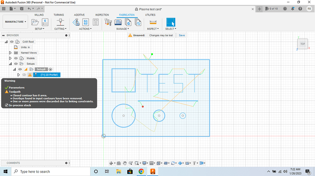 Errors after creating toolpath (solved) - Fusion 360 - CAM - Langmuir Systems Forum