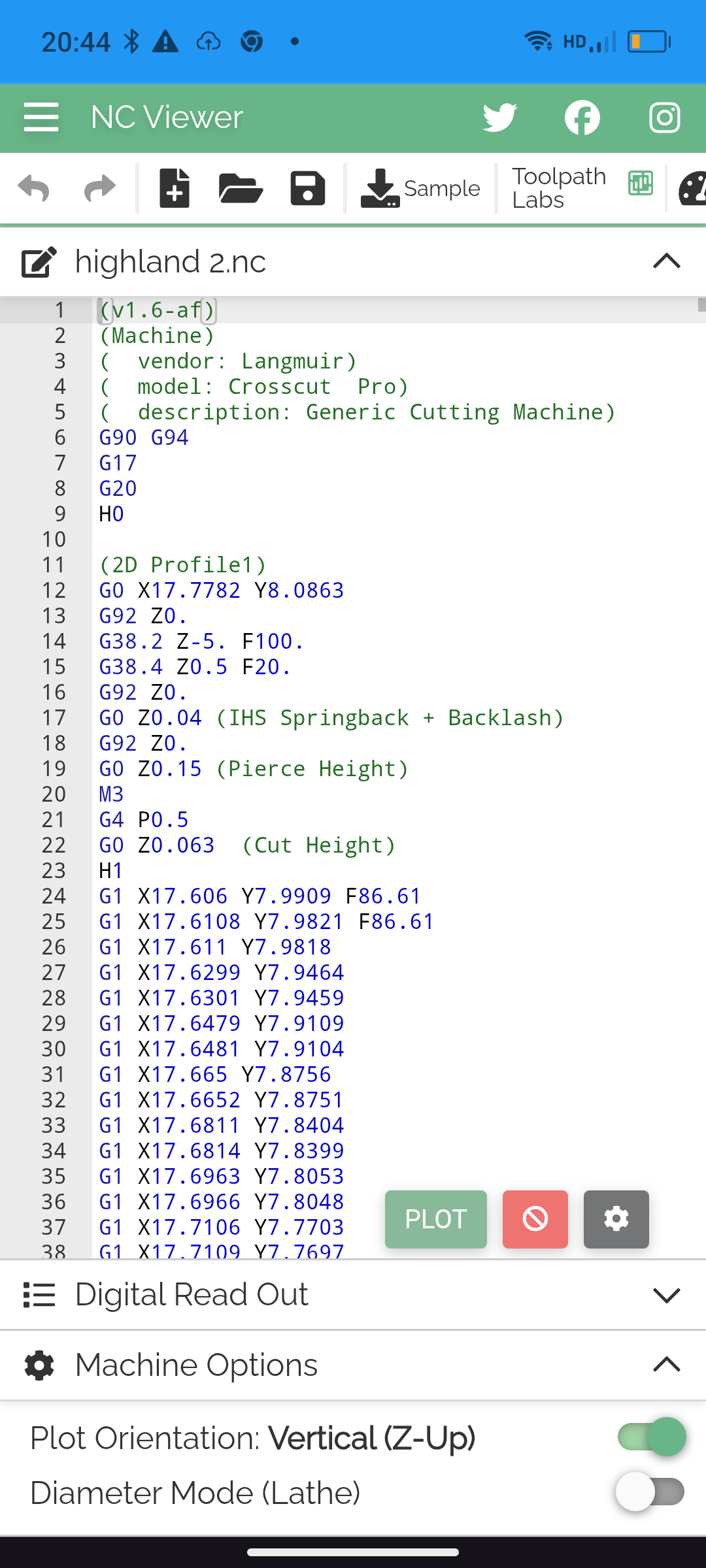Skipping part of cuts - CrossFire ® PRO - Langmuir Systems Forum