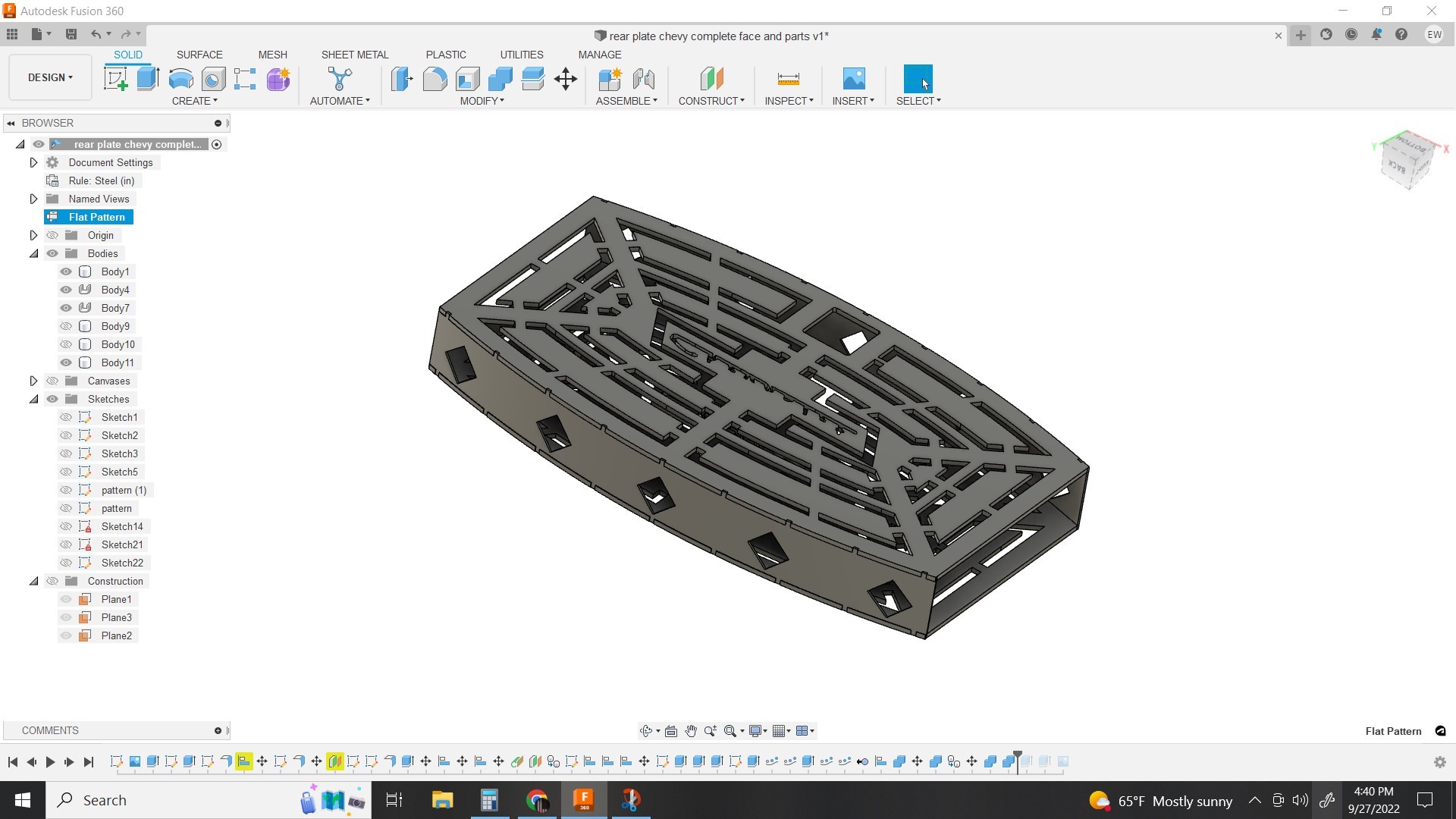 Cutouts in curved sheet metal bodies . Tin, im really sorry (SOLVED ...
